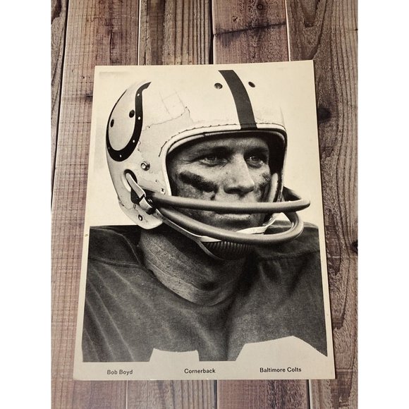 NFL | Wall Decor | Vintage Baltimore Colts Bob Boyd Football Photo Card ...
